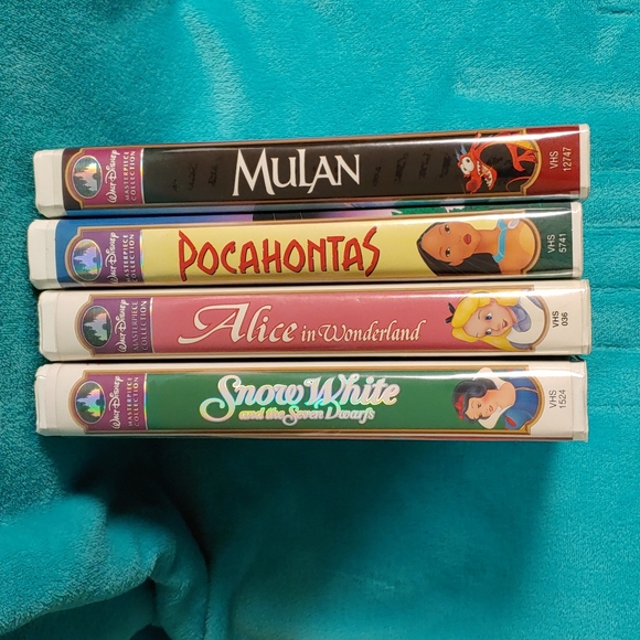 Disney | Media | Walt Disney Vhs Masterpiece Collection Set Of 4 ...